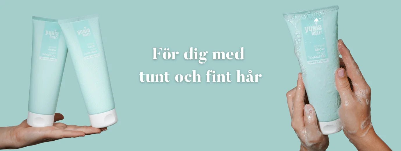 Grow and Glow: Sulfatfri hårvård för håravfall
